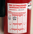 Fire Extinguisher Inspection Record Tags - Fire Extinguisher Tags
