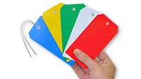 Plastic Identification Tags With Logo