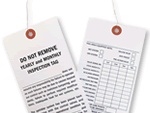 Monthly Fire Extinguisher Inspection Tags