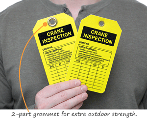Crane Inspection Tags