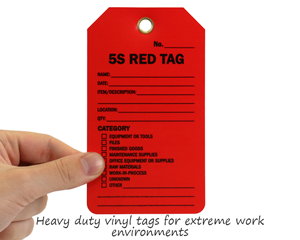 5S Red Tags