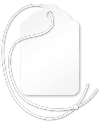 Price Tags With String 500 White - Mini Merchandise Tags For Pricing ...