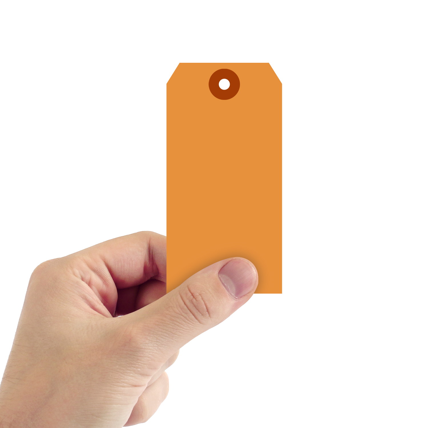 4¾ in. x 2-3/8 in. Orange Tags, SKU: T358-5-OR