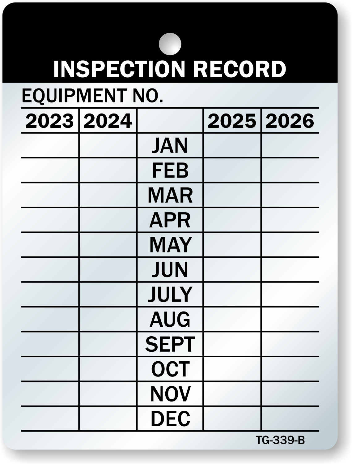 Inspection Record Tags