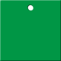 Normally Open Engraved Valve Tag - One Sided-Engraving, SKU: SE-5537