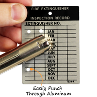 Heavy Duty Hole Punch Signs, SKU: AD-0005