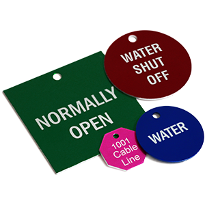 Normally Open Valve Tags