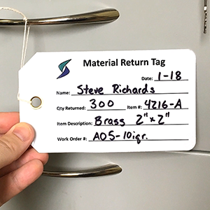 Normally Open Valve Tags