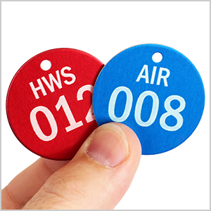 Normally Open Valve Tags