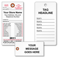 Ready to Rent Tags | Rental Equipment and Machinery Tags