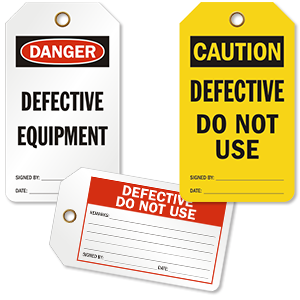 Non Conforming Inspection Tag | Hassle Free Shipping, SKU: TG-0860