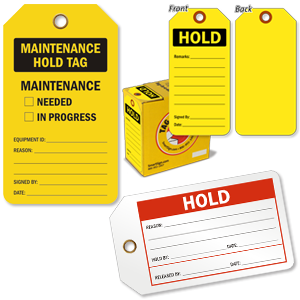 Normally Open Valve Tags