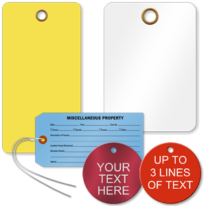 Rejected Tags: Cardstock Rejected Tag & Rejected Inspection Tags