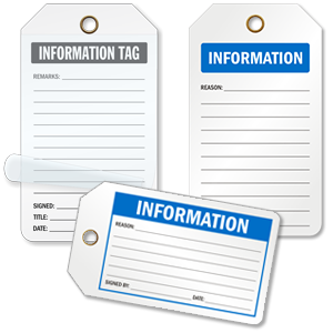 Normally Open Valve Tags