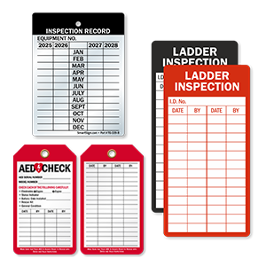 Ladder Inspection Tags