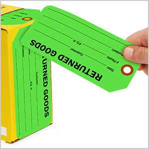 Rejected Tags: Cardstock Rejected Tag & Rejected Inspection Tags