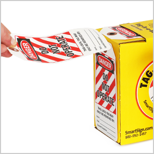 Normally Open Valve Tags