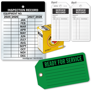 Repair Tags: Service & Equipment Repair Tags