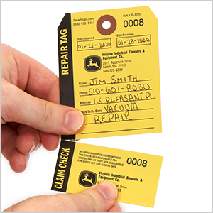 Custom Repair Tags | Design Your Own Repair Tag